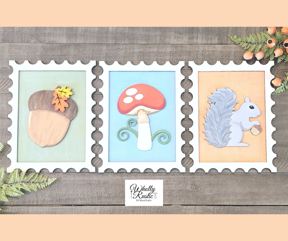 Fall Stamps Trio Signs Kit! | Wholly Rustic