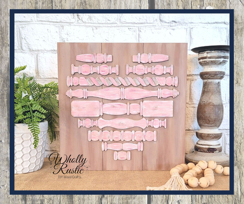 Spindle Heart Sign Kit! | Wholly Rustic