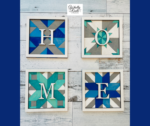 Home Barn Quilts Sign Kit! | Wholly Rustic