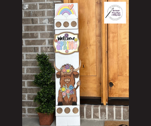 Interchangeable Spring Cow Porch Leaner Kit! | Wholly Rustic