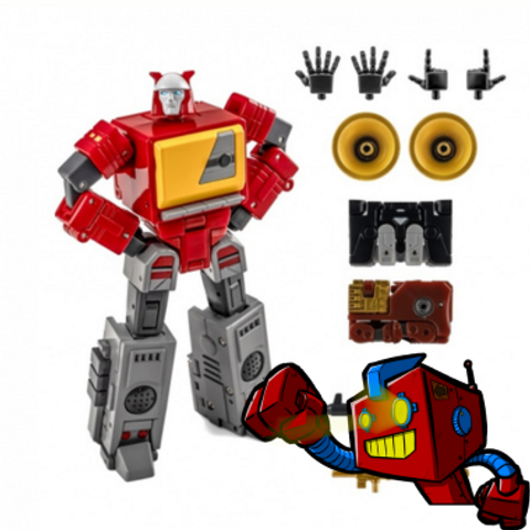 Transformers Legend Scale Blaster Newage Louie No 62 PrimeTimeToyz