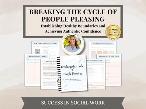 People Pleasing Workbook, Boundary Setting for people pleasers, Self ...
