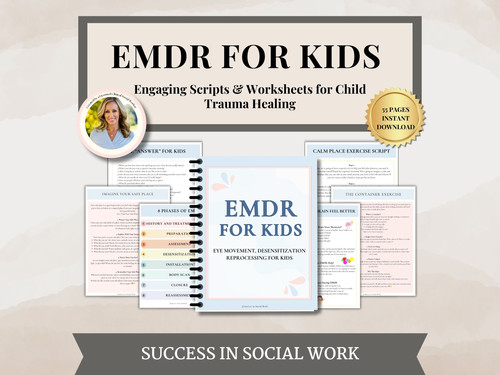 EMDR for kids Therapist toolkit, EMDR Workbook, Emdr Tools,Emdr ...