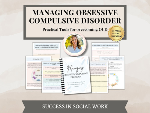 OCD Workbook, Exposure and Response Prevention ERP Tools, CBT ...