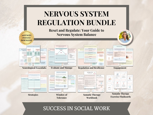 Nervous System Regulation Bundle, Polyvagal Theory Ladder Vagus Vagal ...