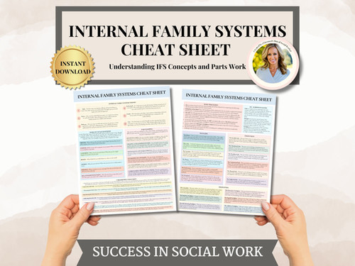 Internal Family Systems Worksheets, IFS Cheat Sheets, Emotional ...
