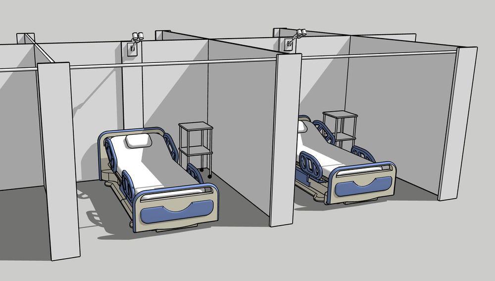Virus Proof Hospital Partitions