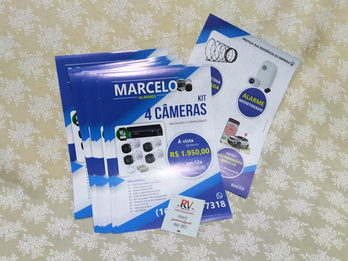 Panfleto/Folheto 14x20 - 4x4 | RV Artes