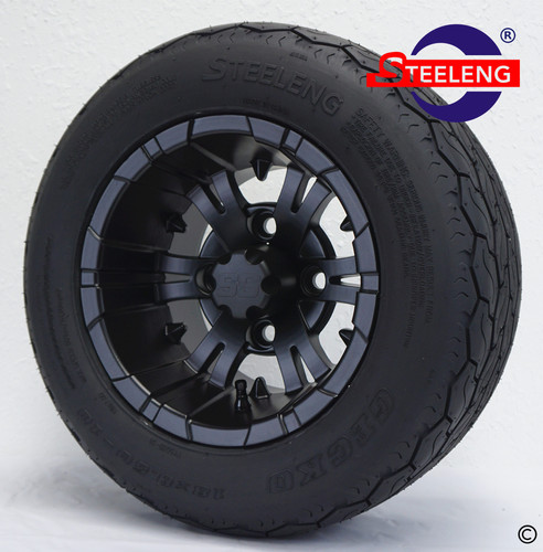 10" Vampire (Gloss Black) - 18" Gecko Tires | KD's Carts