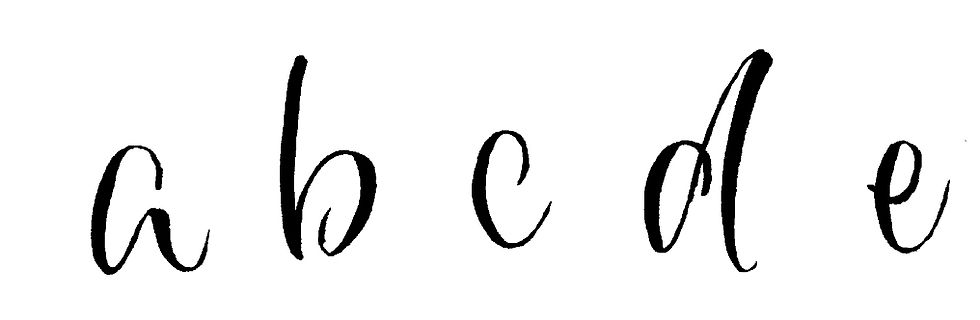 Beginner Series - Part 3 - Making an Alphabet in Calligraphy