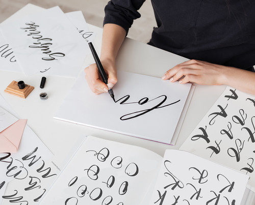 Brush Pen 10 Variations of a Capital Letter | ModernCalligraphyCo.