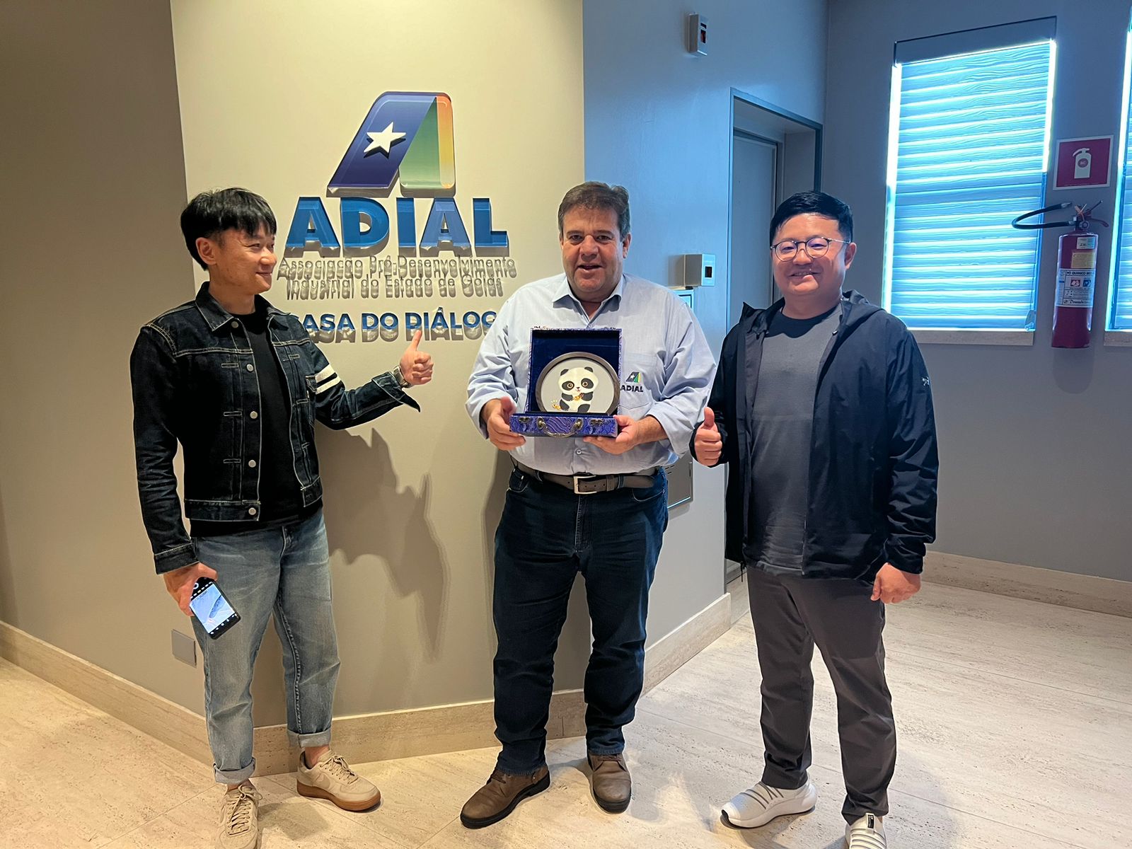 Adial recebe visita da empresa chinesa Chain Management