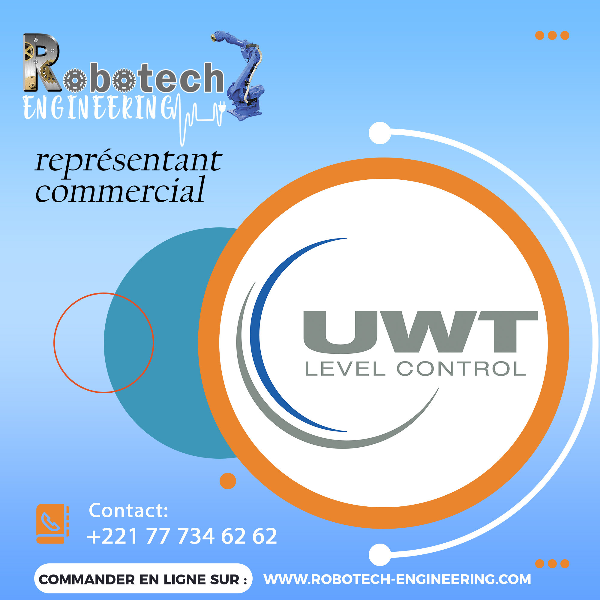 ROBOTEH représentant Commercial de UWT Level Control
