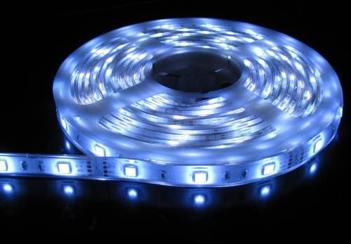 Cold White 5050 SMD LED Strip Flexible 5M/Roll NO Waterproof 12V | Robotech ENGINEERING