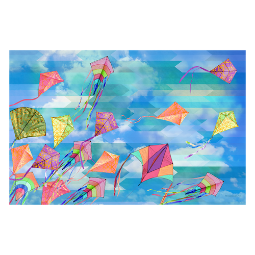 KITE 1 ~ Wall Mural | Hagopian Arts