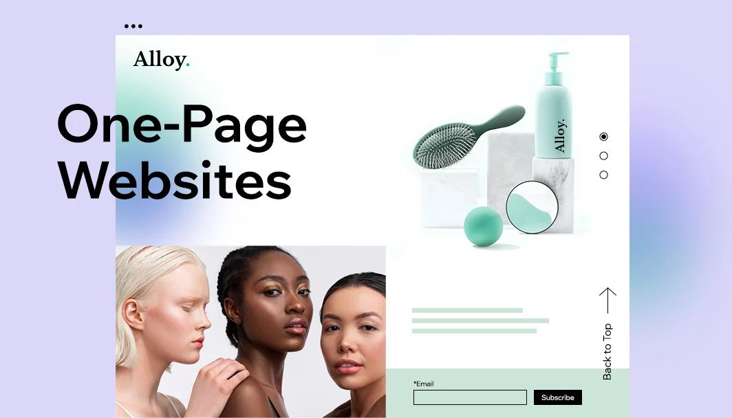 One-Page Website Builder: Build A Site For Free - Wix