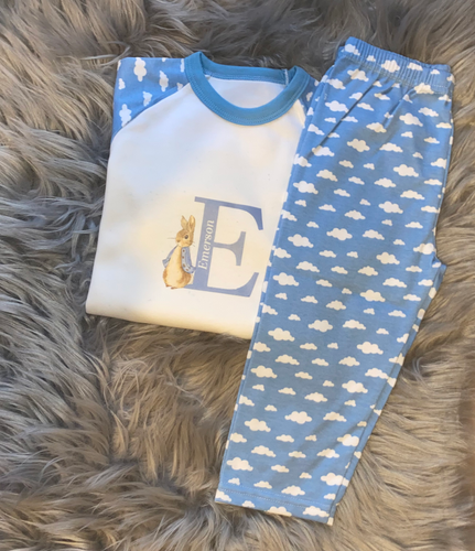 Peter rabbit initial pyjamas | Alara’s projects