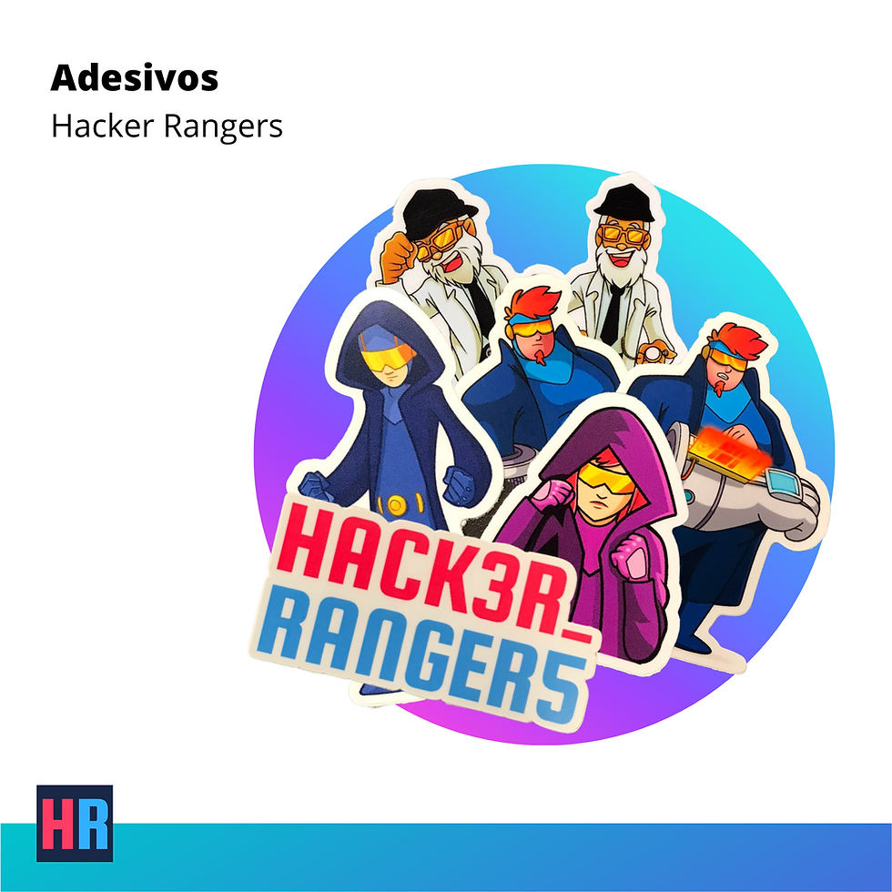 Adesivos Hacker Rangers Lojinha Hacker Range