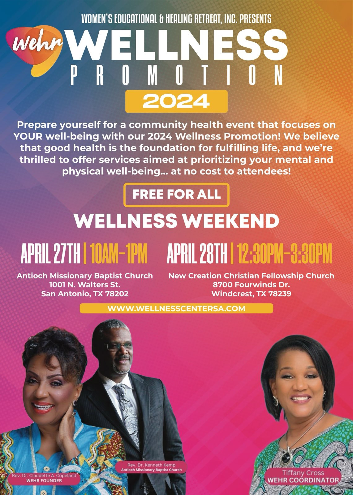 WELLNESS PROMOTION ATTENDEE REGISTRATION | NCCF