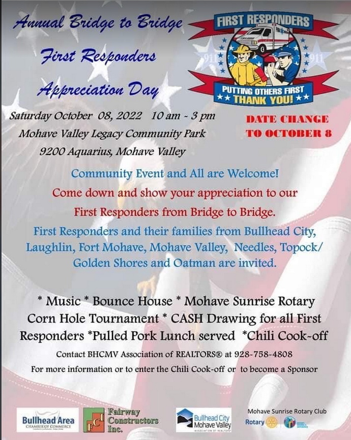Annual Bridge to Bridge First Responders Appreciation Day | Make ...