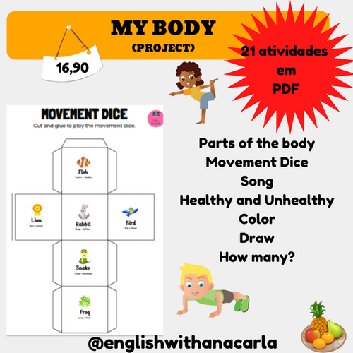 Pack - Project (My body) | English with Ana
