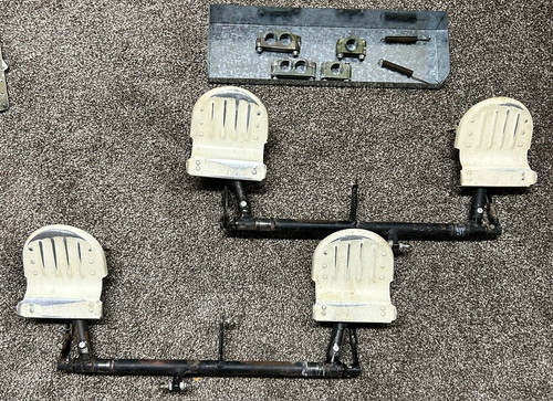 Cessna 172 Rudder Pedal Assy W/ Shaft, Bearings + Springs (As Removed ...