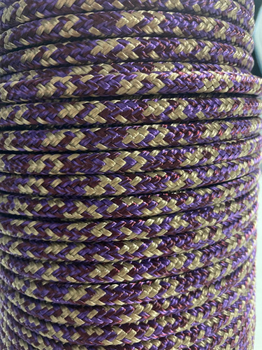 8mm Slip Lead - Mottled Plum/Gold | Wardlinn & Co