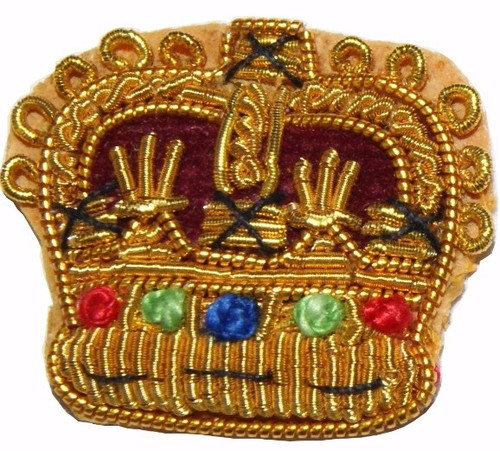 Royal Welsh Embroidered Mess Kit Crowns (Pairs) | The Royal Welsh