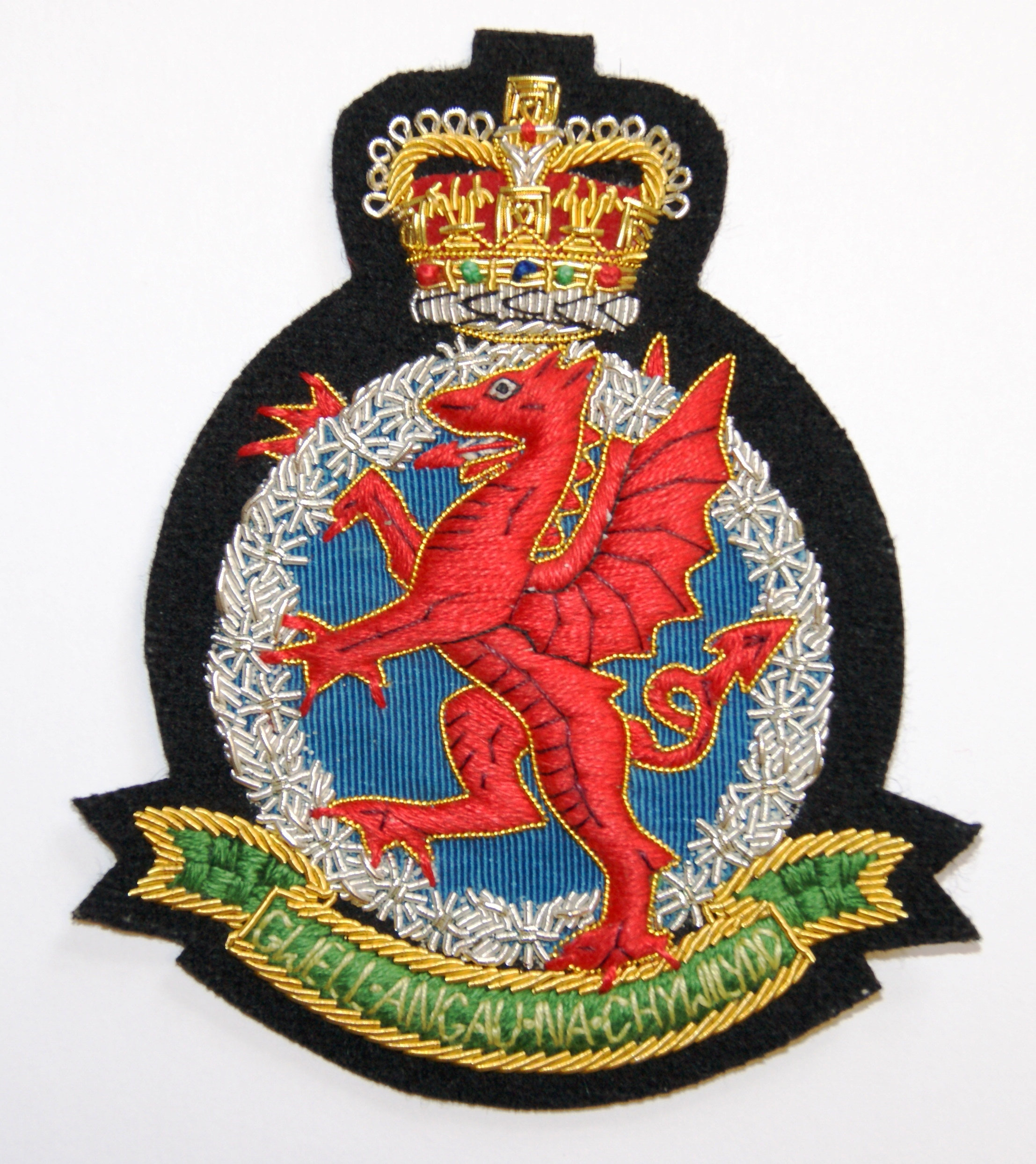 Royal Welsh Regimental Association Blazer Badge (Crest) | royalwelsh