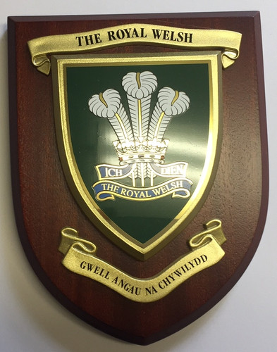 Royal Welsh Wall Plaque (Cap Badge) | The Royal Welsh