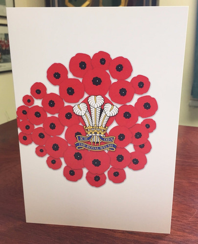 Royal Welsh 'Poppy' Remembrance Card | The Royal Welsh