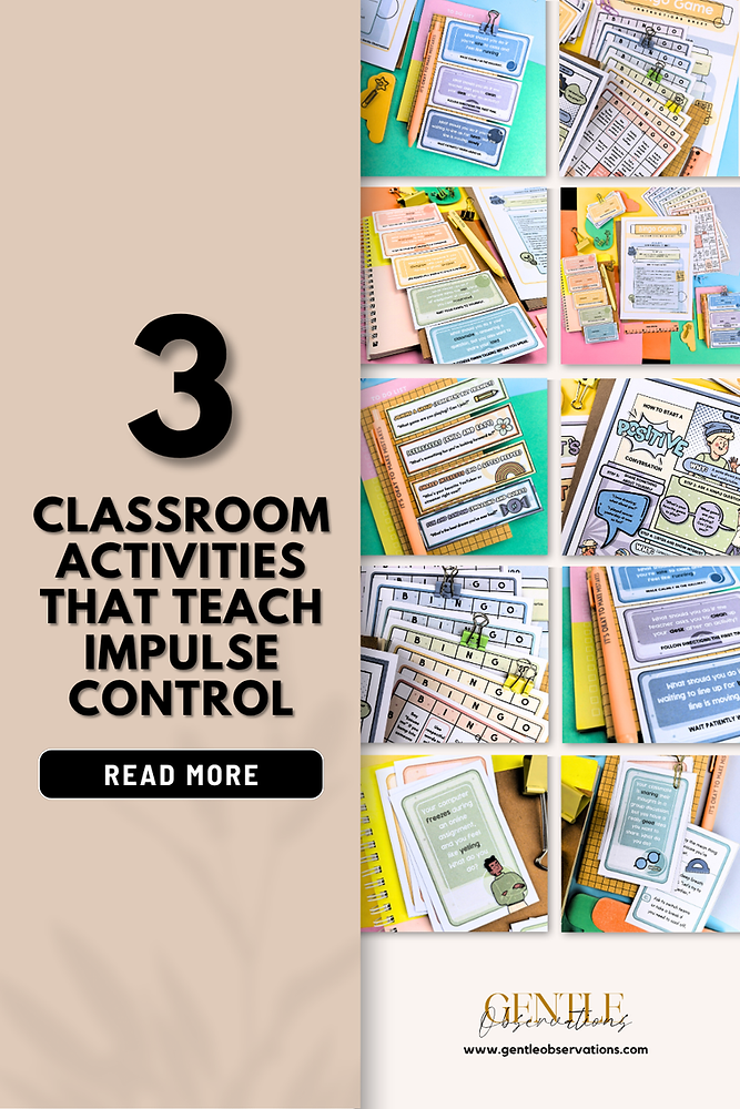 3 Classroom Activities That Teach Impulse Control