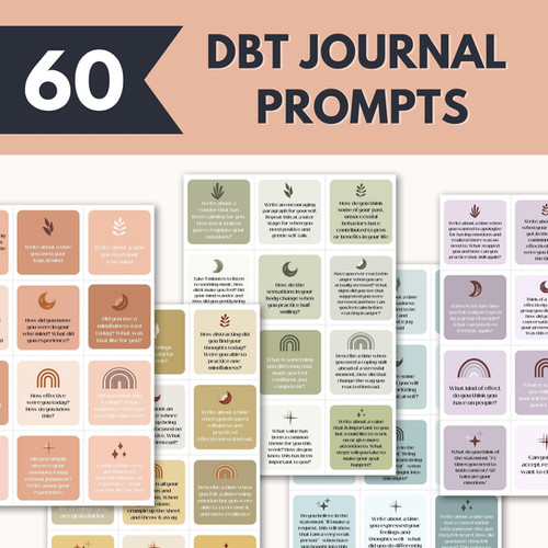 60 Dialectical Behavior Therapy (DBT) Journal Prompts | Gentle Observations