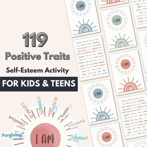 119 Positive Traits a Positive Self-Talk Affirmation Tool | Gentle ...
