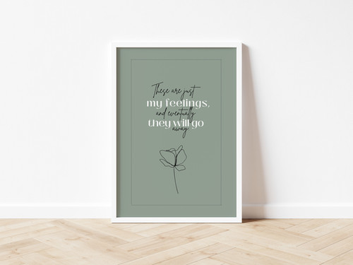 "These Are My Feelings..." Poster for Dialectical Behavior Therapy (DBT ...