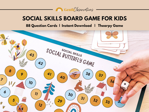 Social Skills Board Game | Gentle Observations