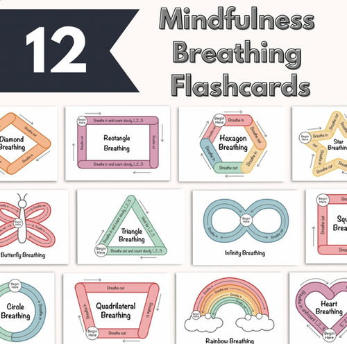 Finger Tracing Breathing Cards | Gentle Observations