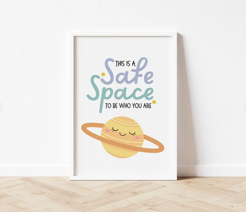 This Is A Safe Space Poster | Gentle Observations