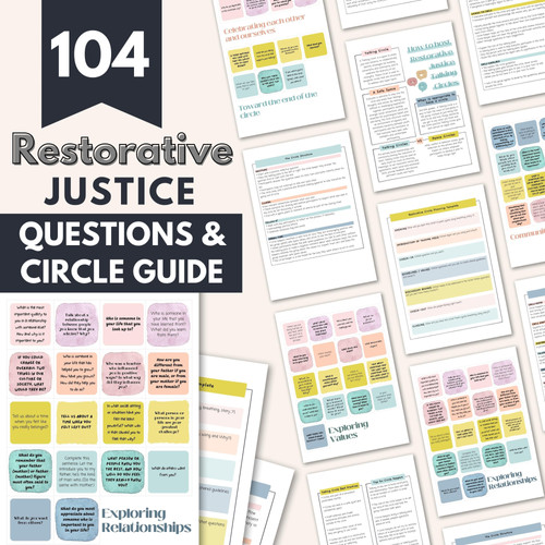 Restorative Justice Circle Questions and Prompts | Gentle Observations