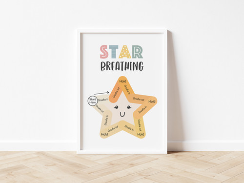 Star Breathing Digital Download Poster | Gentle Observations