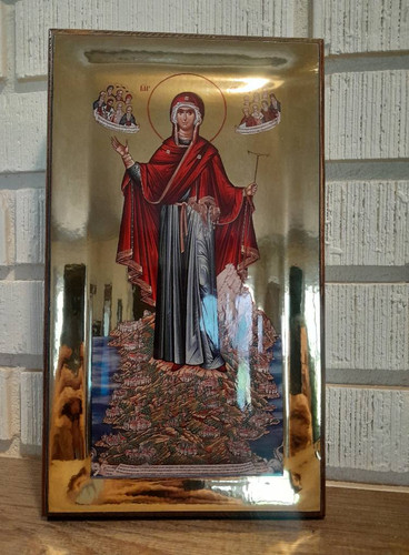 Byzantine Icon Gold Mirror Gerondissa | OrthodoxGladness