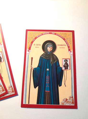 Icon card of St. Makaria | OrthodoxGladness
