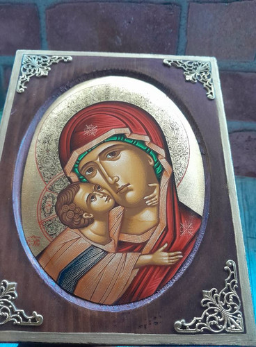 Table/Wall Icon with Metal Courts | OrthodoxGladness