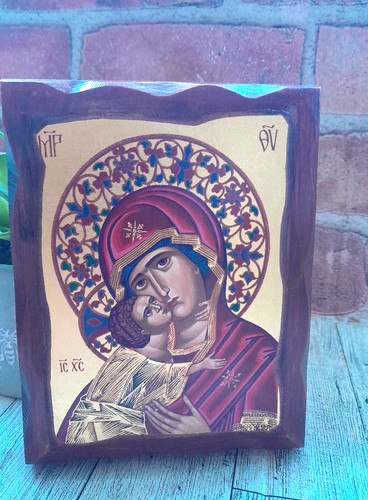 Byzantine Icon with Wood Frame | OrthodoxGladness