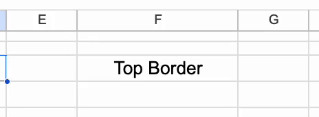 How to Use the Top Border Shortcut (Alt + H + B + P) in Google Sheets