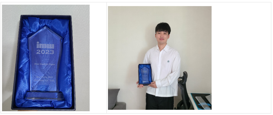 IMW Best Paper award