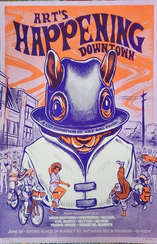 Limited Edition Art’s Happening Downtown Poster | 317 Art Collaborativ