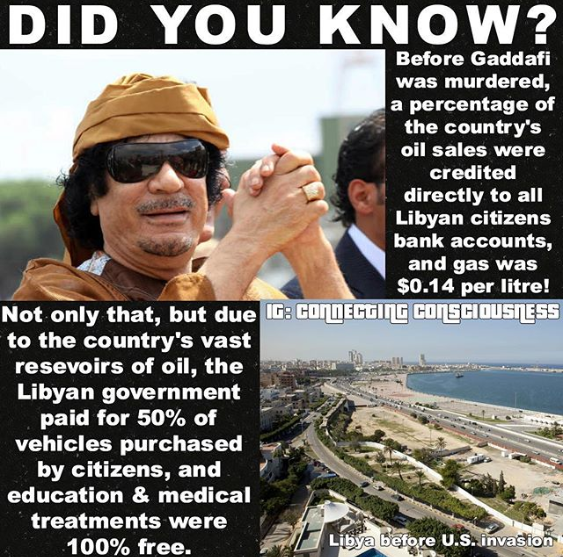 Some Amazing thing You May Not Have Known About "Colonel Muammar Gaddafi"