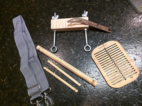 Small Cherry Backstrap Heddle w/ shuttle or Kit | handywomanshop