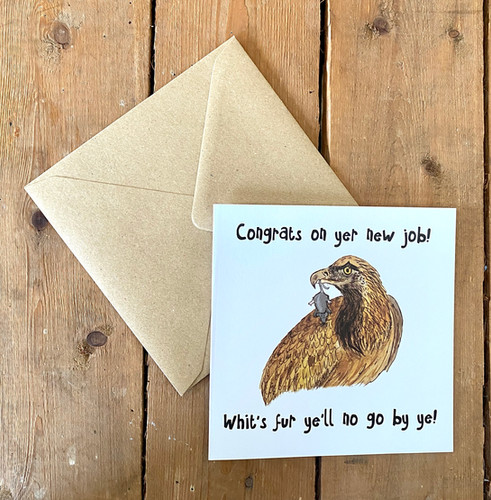 Blethering Beastie Card - Whit's fur ye'll no go by ye! | Mysite